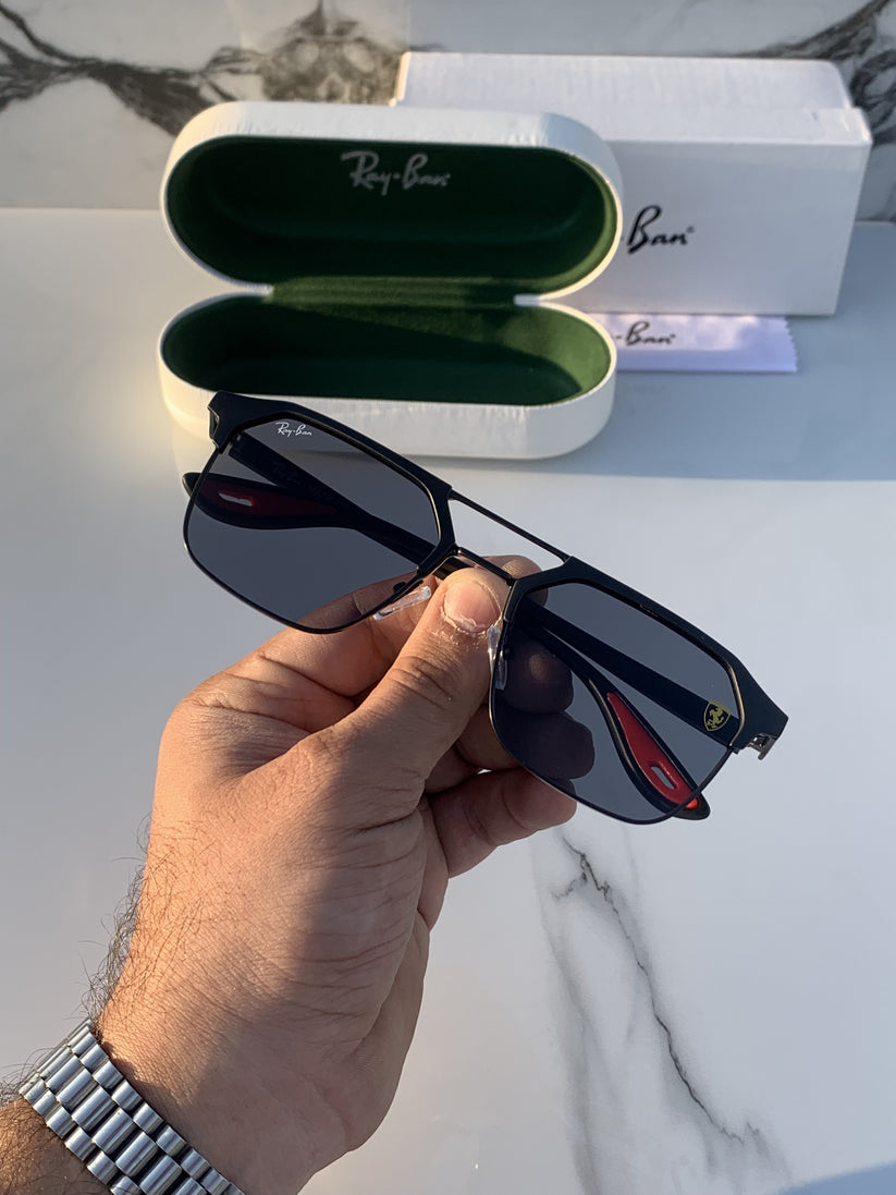 Ray Ban Premium Black Shine Sunglasses For Men Woman – Branded Store